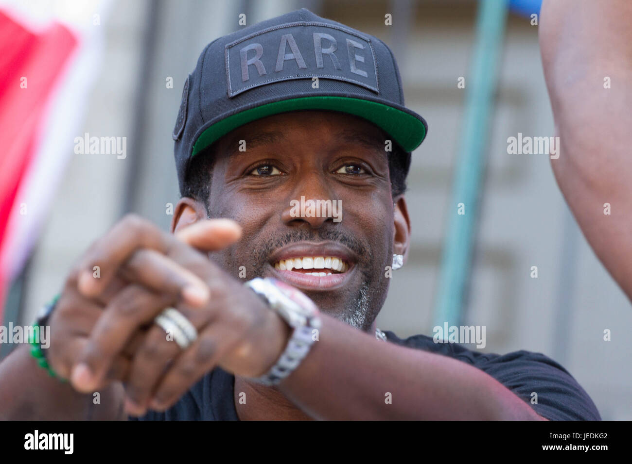 Philadelphia, USA. 24th June, 2017. Boys II Men singer Shawn Stockman ...