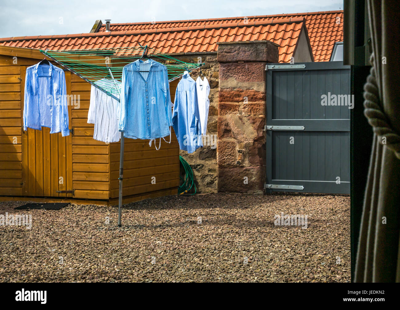 Clothes airer dryer hi-res stock photography and images - Alamy