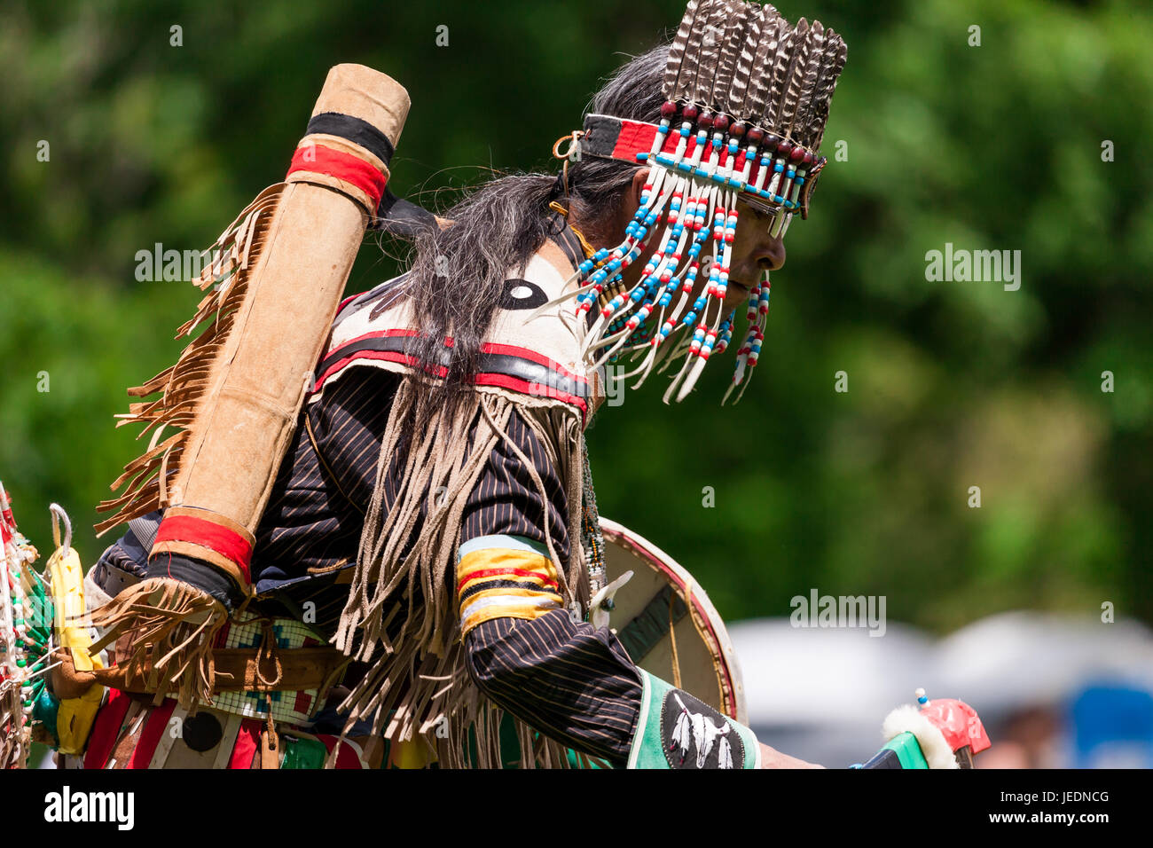 Members of Canada's First Nations communities celebrate and dance ...