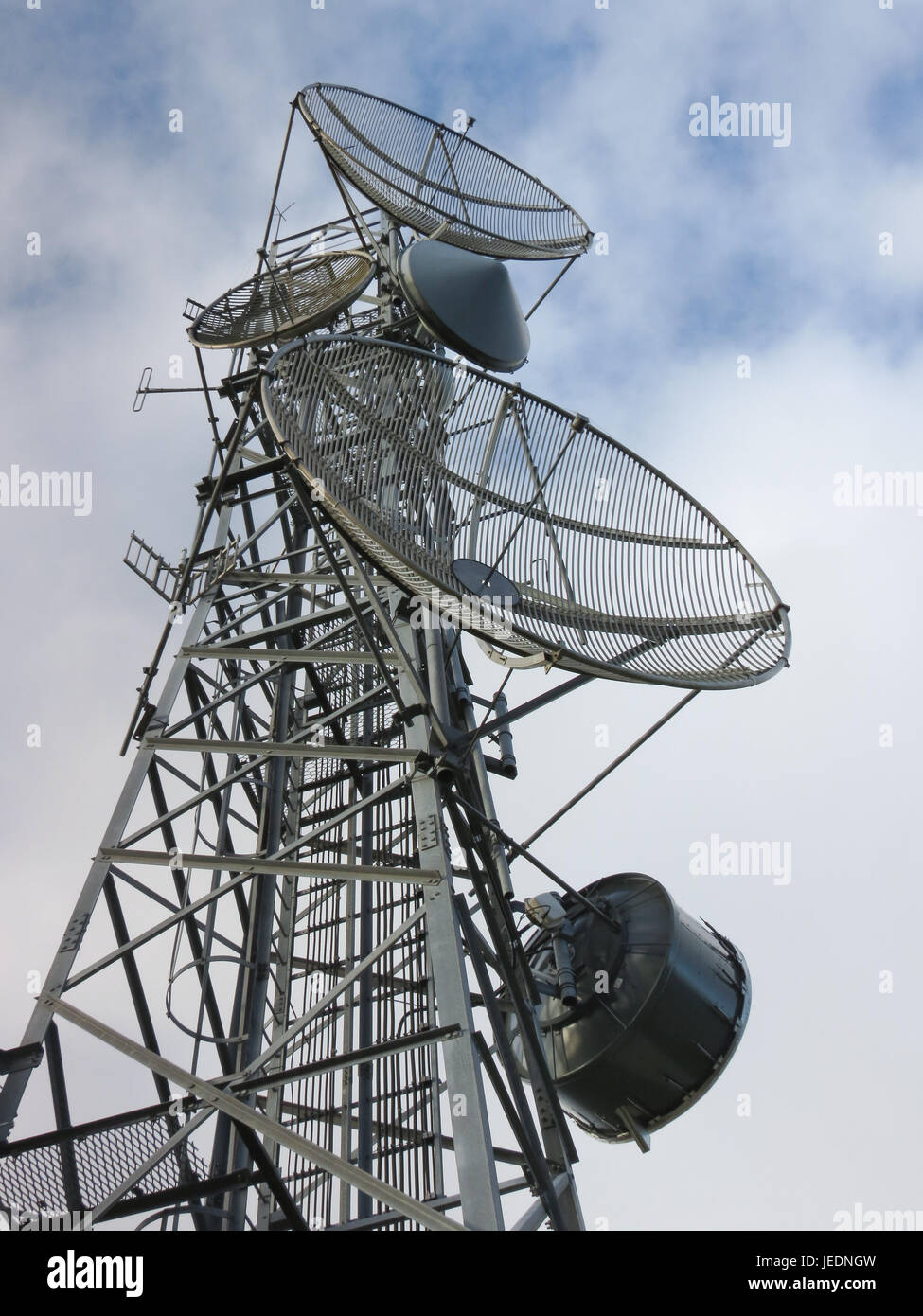 Transmission Tower up on a high hill Stock Photo - Alamy