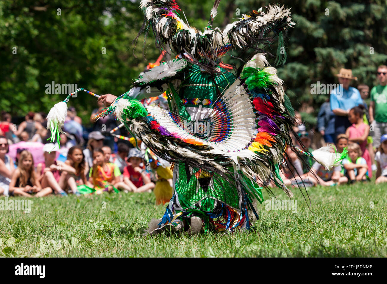 Members of Canada's First Nations communities celebrate and dance ...