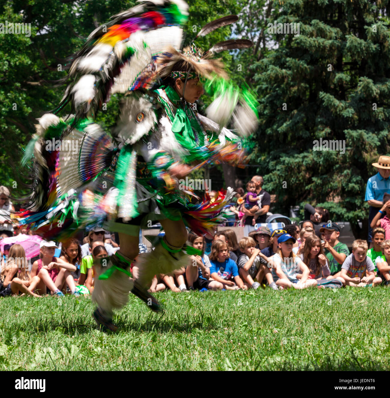 Members of Canada's First Nations communities celebrate and dance ...