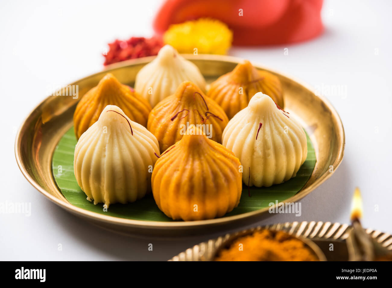 A modak is an Indian sweet dumpling popular in many parts of India. It ...