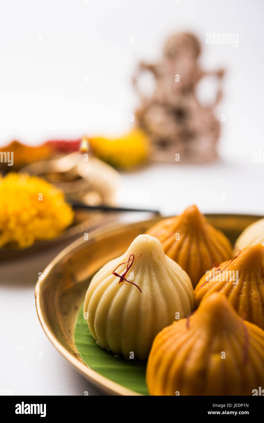 A modak is an Indian sweet dumpling popular in many parts of India. It ...