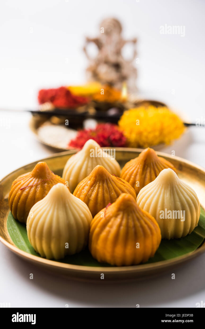 A modak is an Indian sweet dumpling popular in many parts of India. It ...