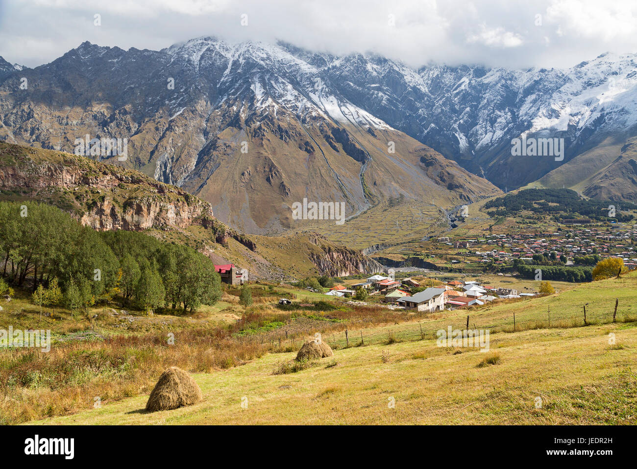 Stepantsminda, kazbegi georgia hi-res stock photography and images - Alamy