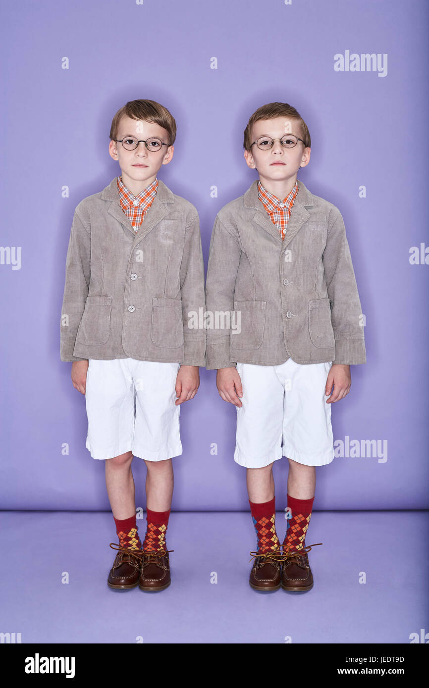 Twin brothers old hi-res stock photography and images - Alamy