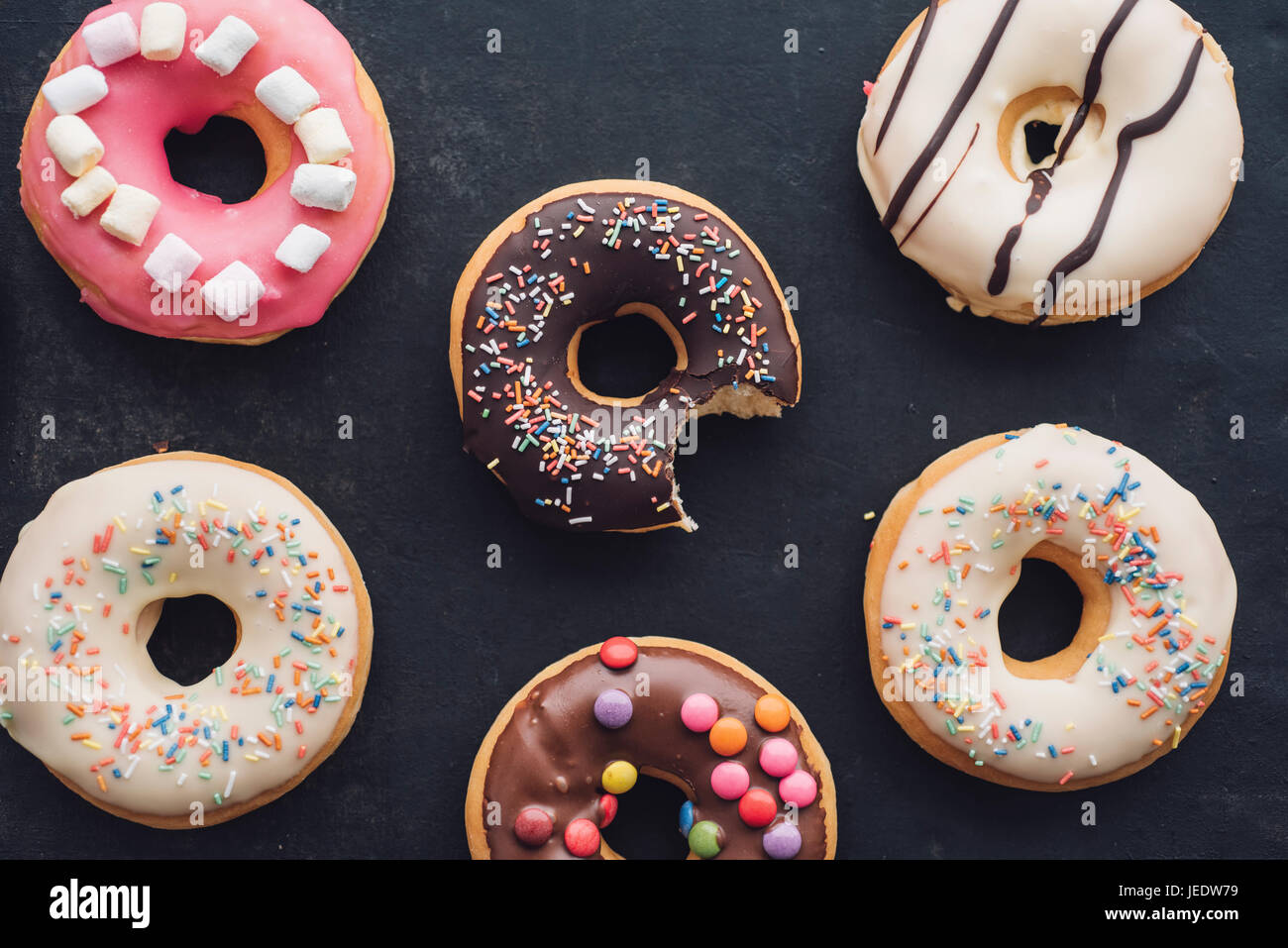 Different donuts hi-res stock photography and images - Alamy