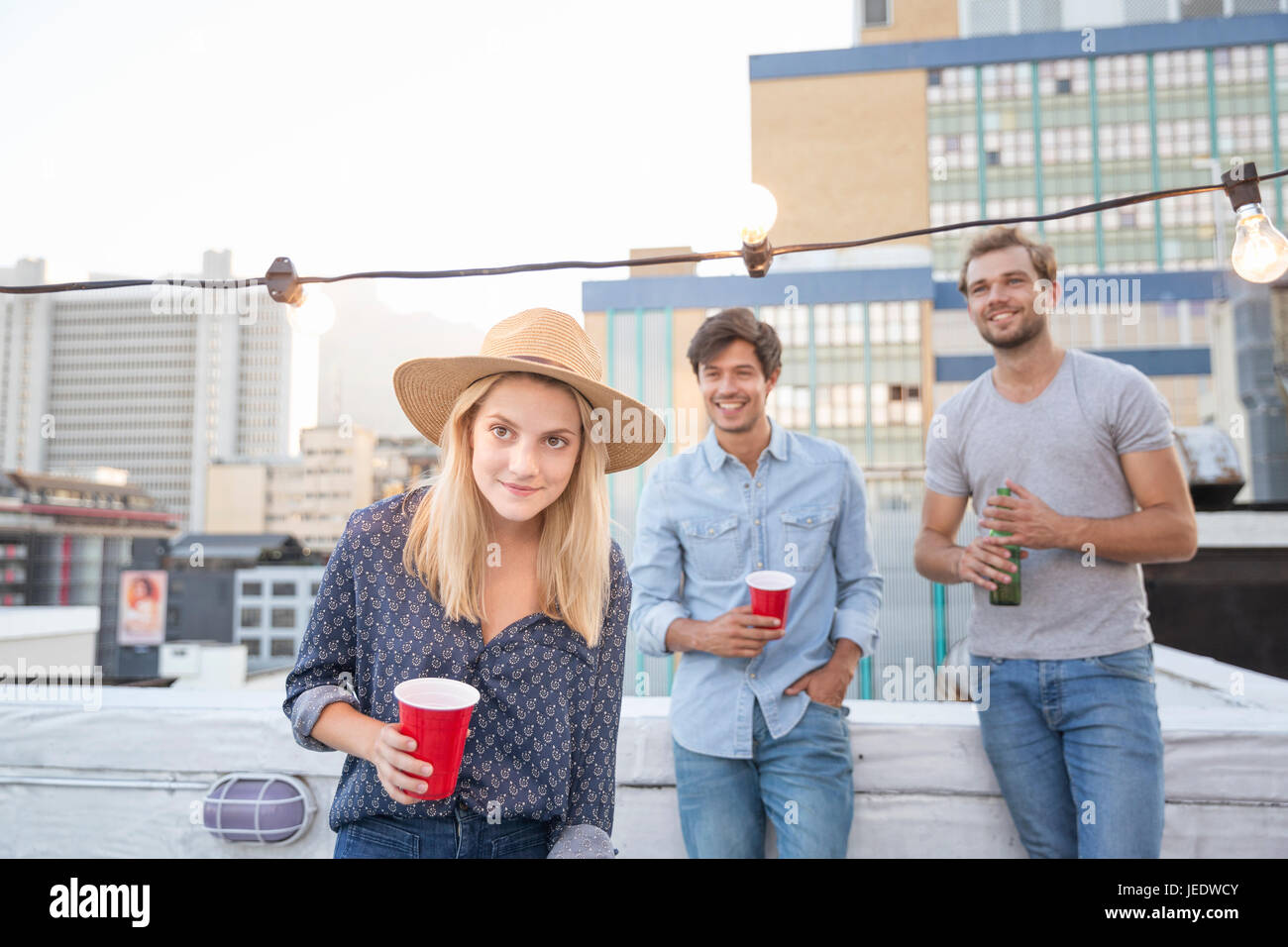 Rooftop encounter hi-res stock photography and images - Alamy