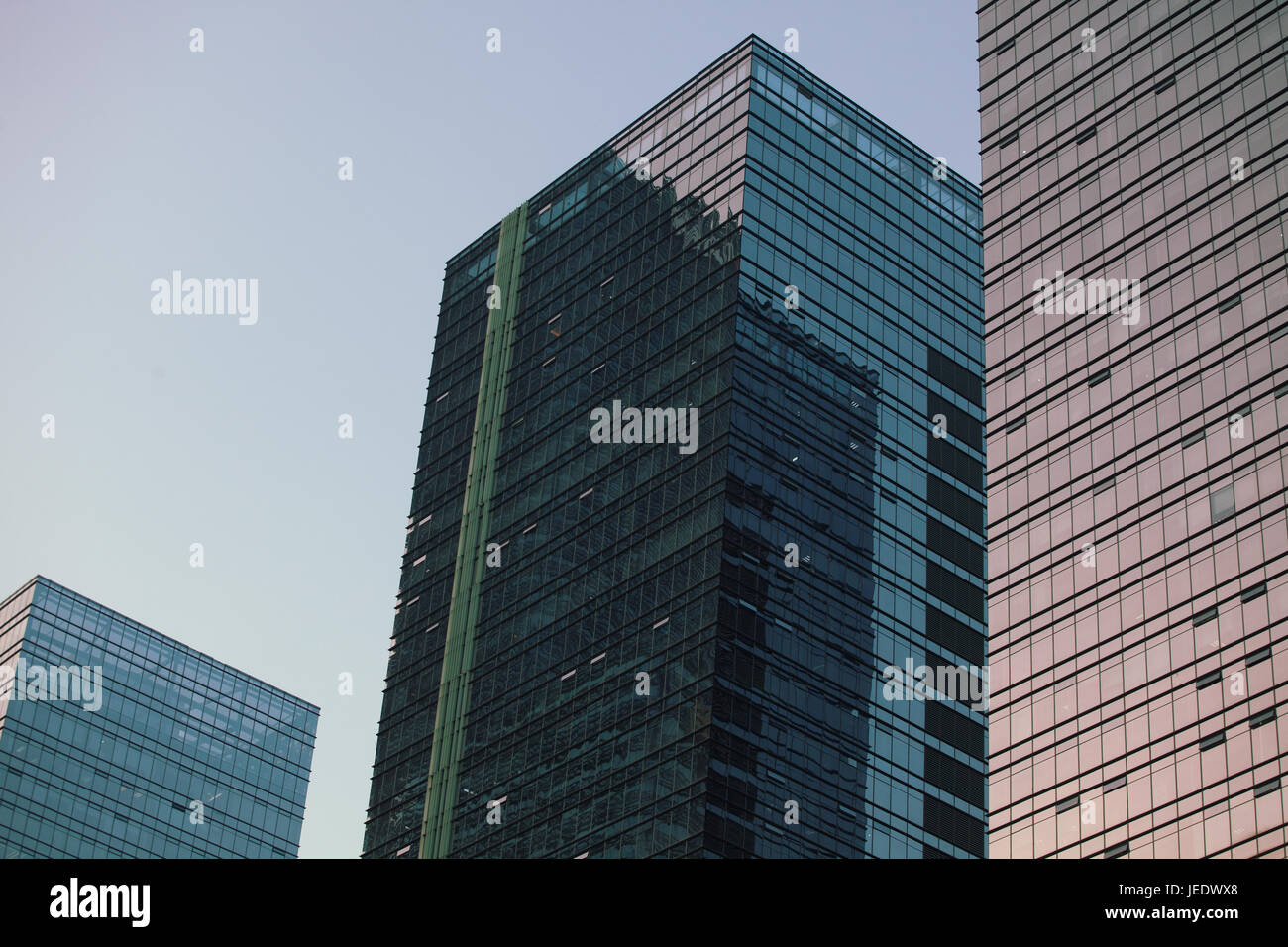 Office building facade; Shenzhen, Guangdong province; People's republic ...