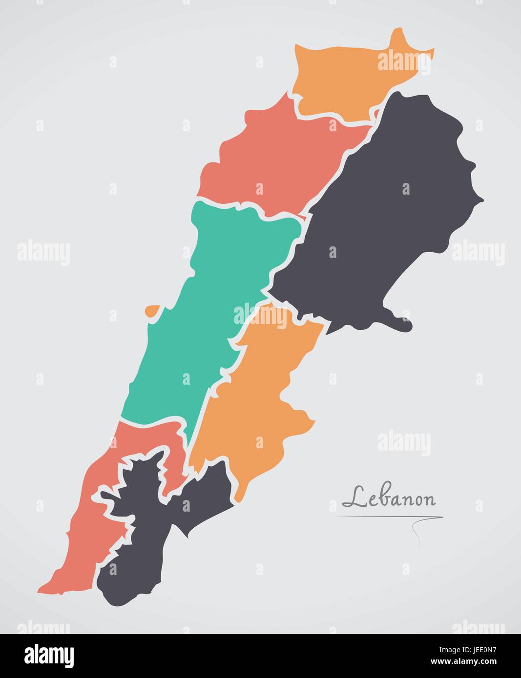 Modern lebanon Stock Vector Images - Alamy