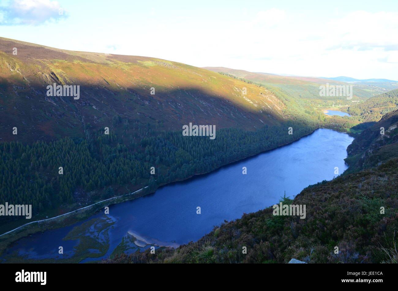 Lough Beagh lake, Mountain View of Glenveagh National Park in Ireland ...