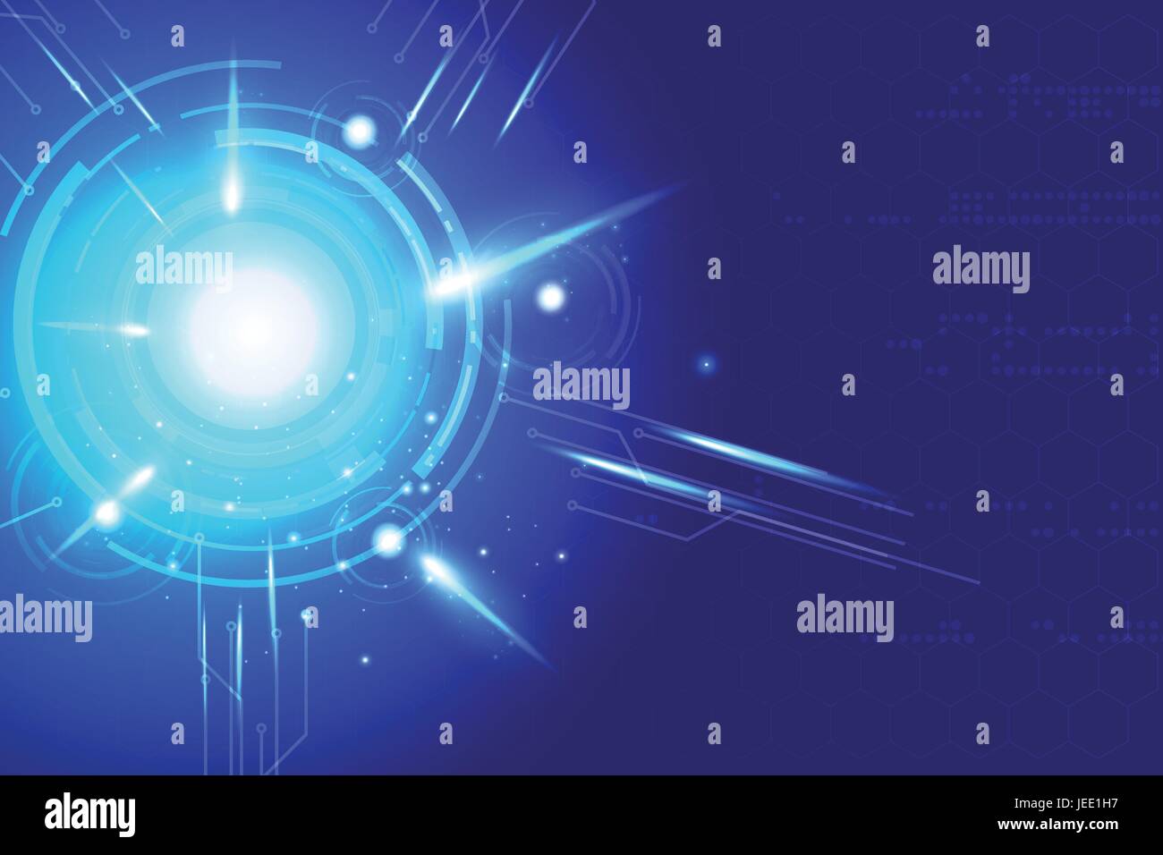 blue background abstract technology communication concept Stock Vector ...