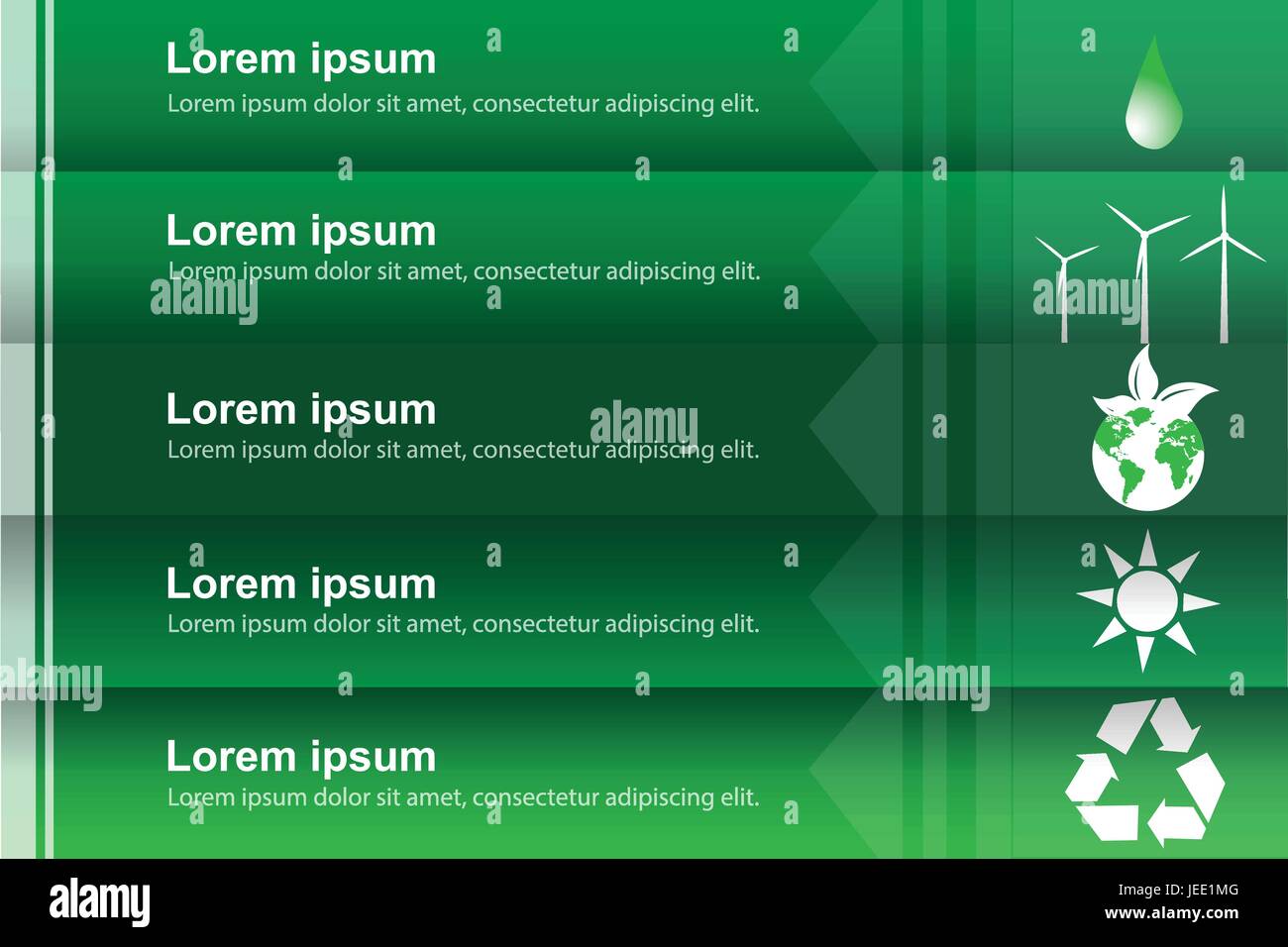 Eco infographic labels design,vector,green Stock Vector Image & Art - Alamy