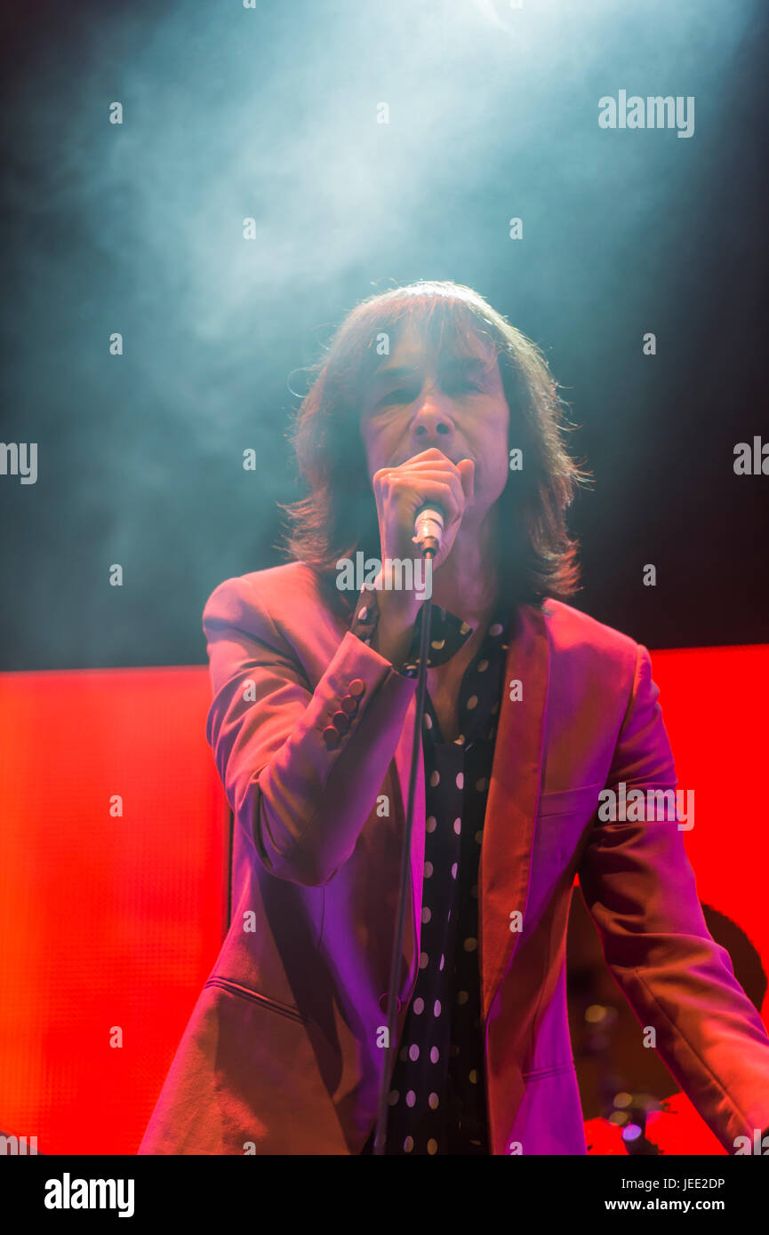 Thornhill, Scotland, UK - August 27, 2016: Bobby Gillespie, founding ...