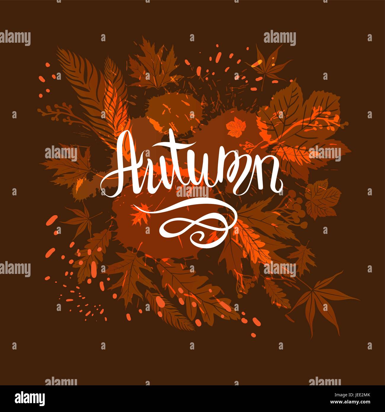 Fall brown background Stock Vector Image & Art - Alamy