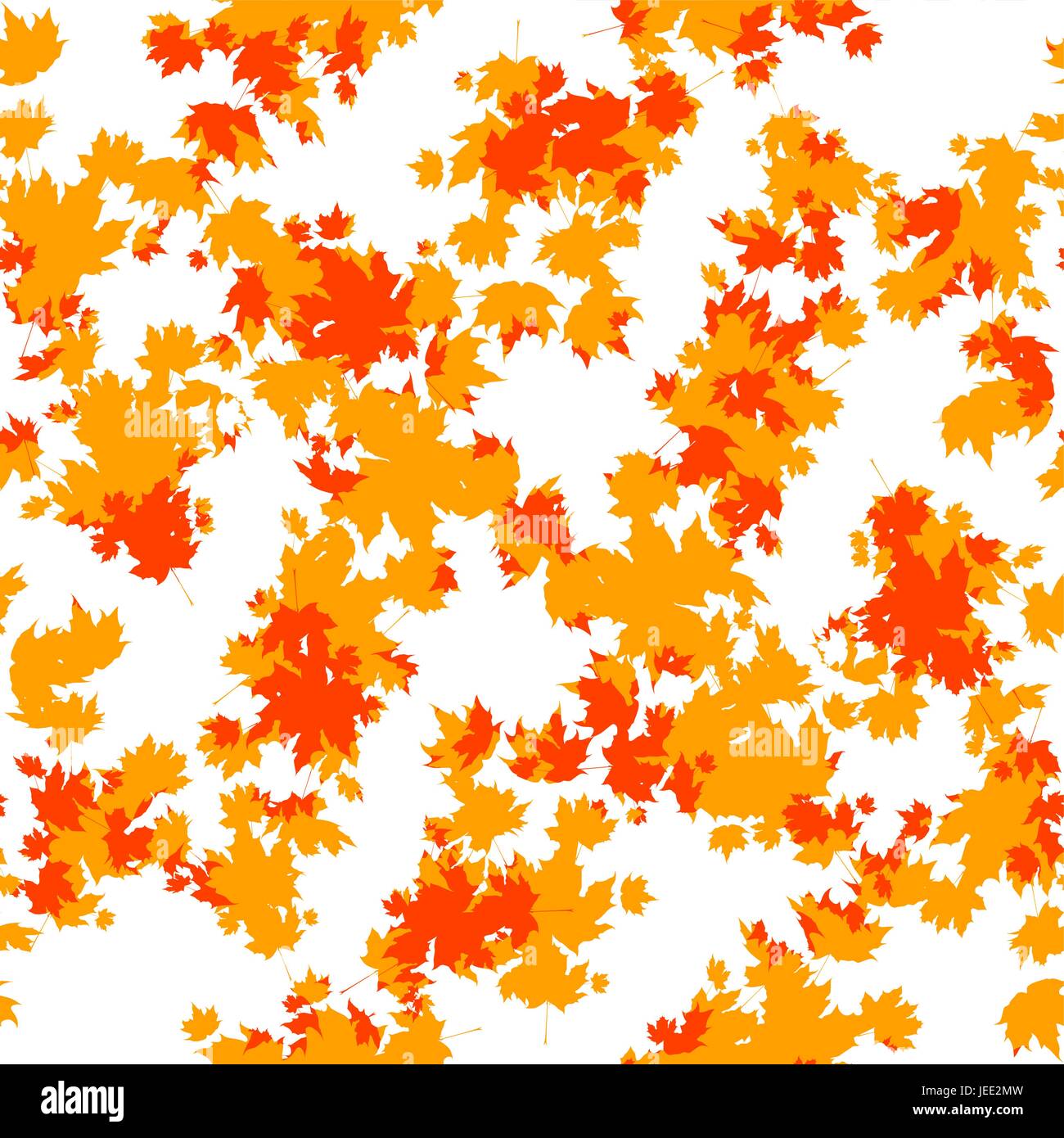 Orange autumn leaves Stock Vector Images - Alamy