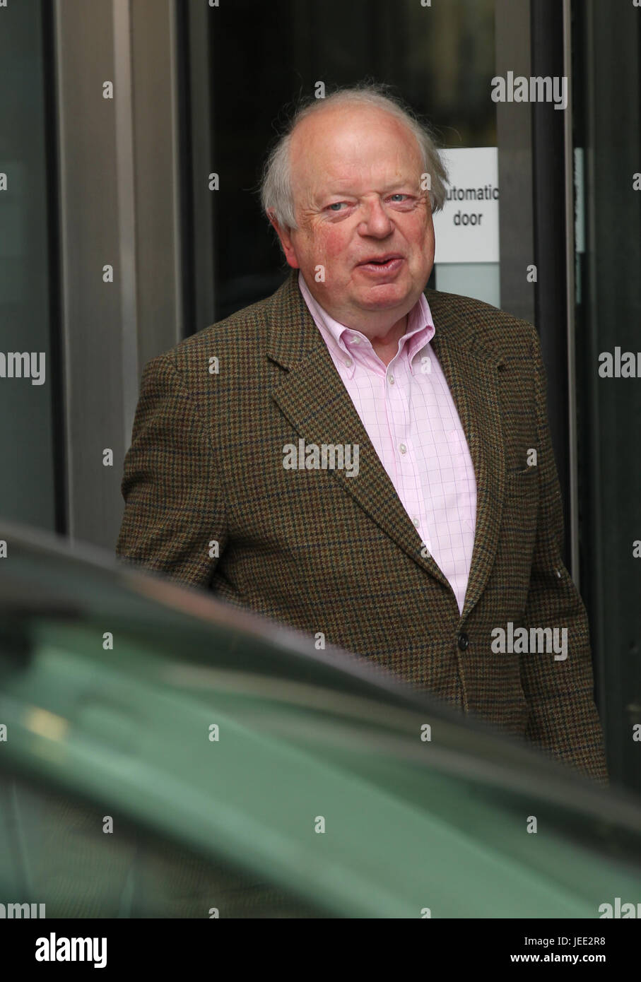 John Sergeant seen at the BBC Studios in London, 30th Apr 2017 Stock ...