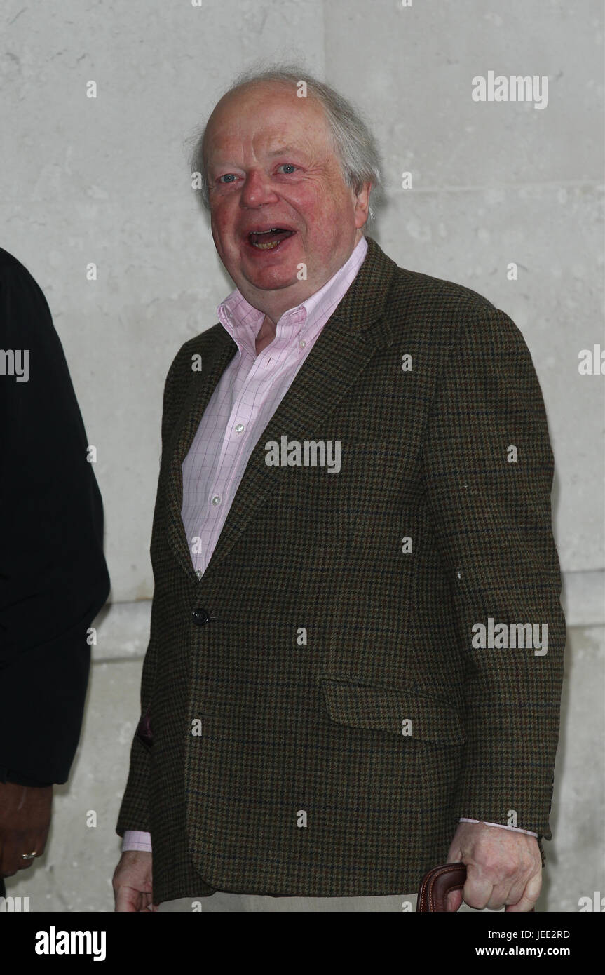 John Sergeant seen at the BBC Studios in London, 30th Apr 2017 Stock ...