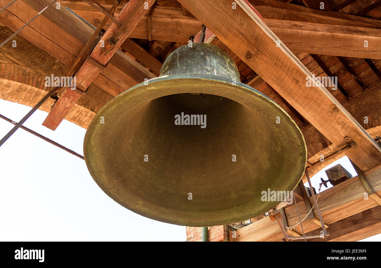 old bell in the tower Stock Photo - Alamy