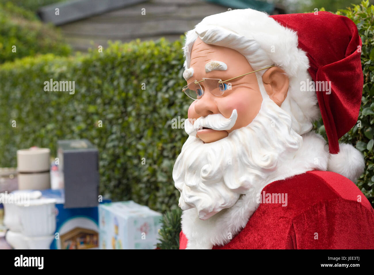statue of Santa Claus Stock Photo - Alamy