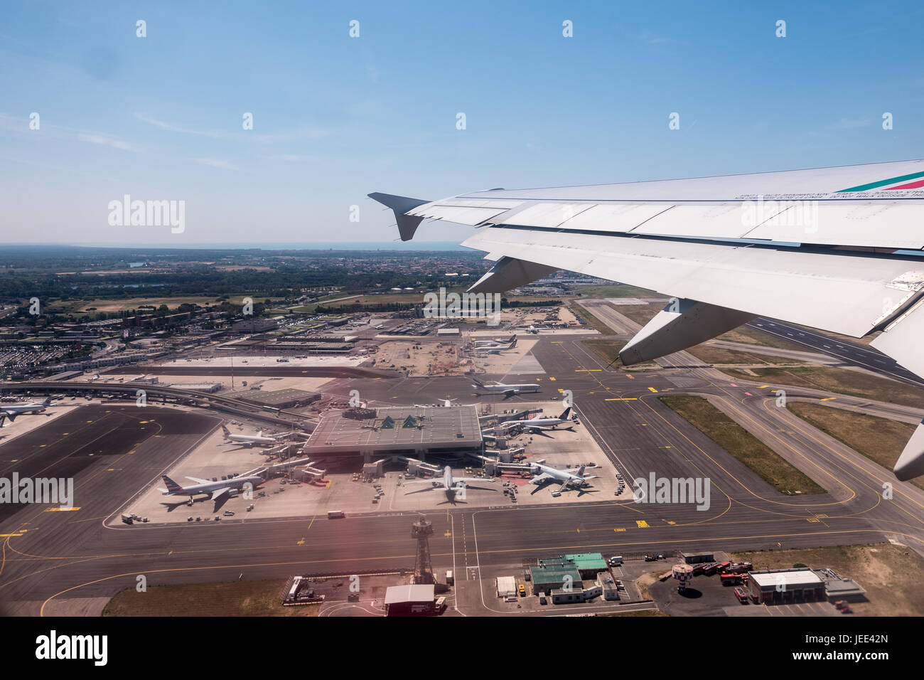 Aerial photos from jet plane flying from Rome, Italy, to Beirut ...