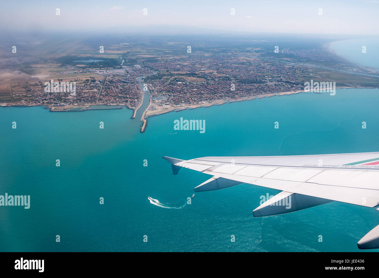 Aerial photos from jet plane flying from Rome, Italy, to Beirut ...