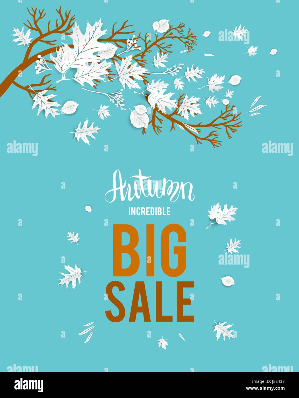 Big autumn sale Stock Vector Images - Alamy