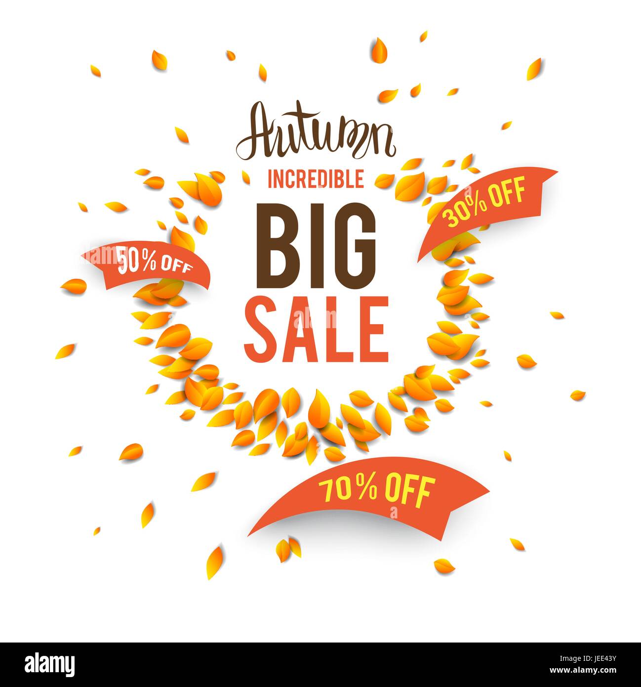 Big autumn sale Cut Out Stock Images & Pictures - Alamy