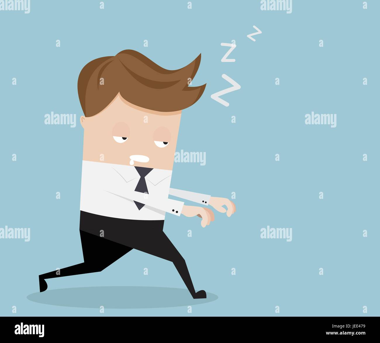 Sleepwalking illustration hi-res stock photography and images - Alamy