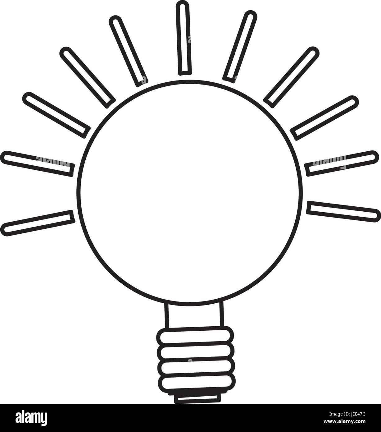 isolated lighting bulb Stock Vector Image & Art - Alamy