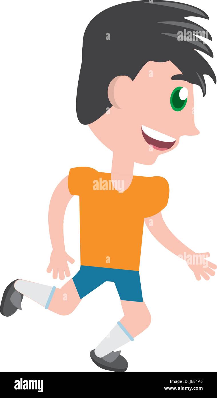 isolated man playing soccer cartoon Stock Vector Image & Art - Alamy