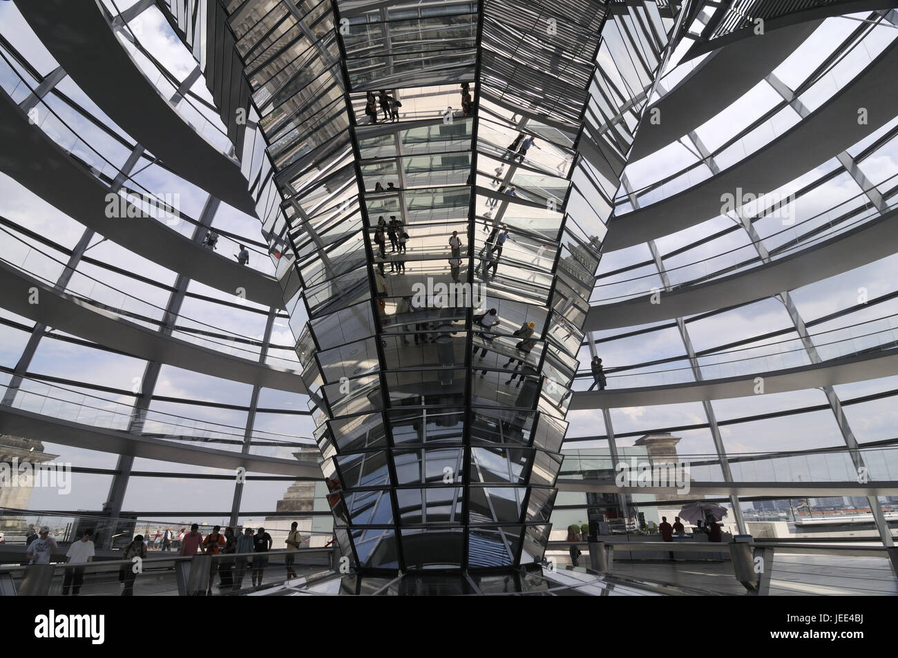 Germany, Berlin, Reichstag building, dome, inside Stock Photo - Alamy