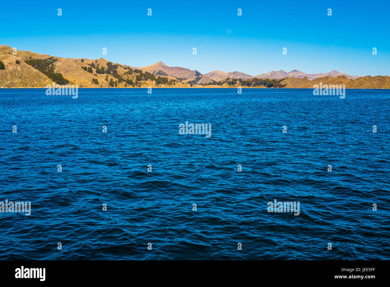 Landscape on lake TIticaca, Bolivia Stock Photo - Alamy