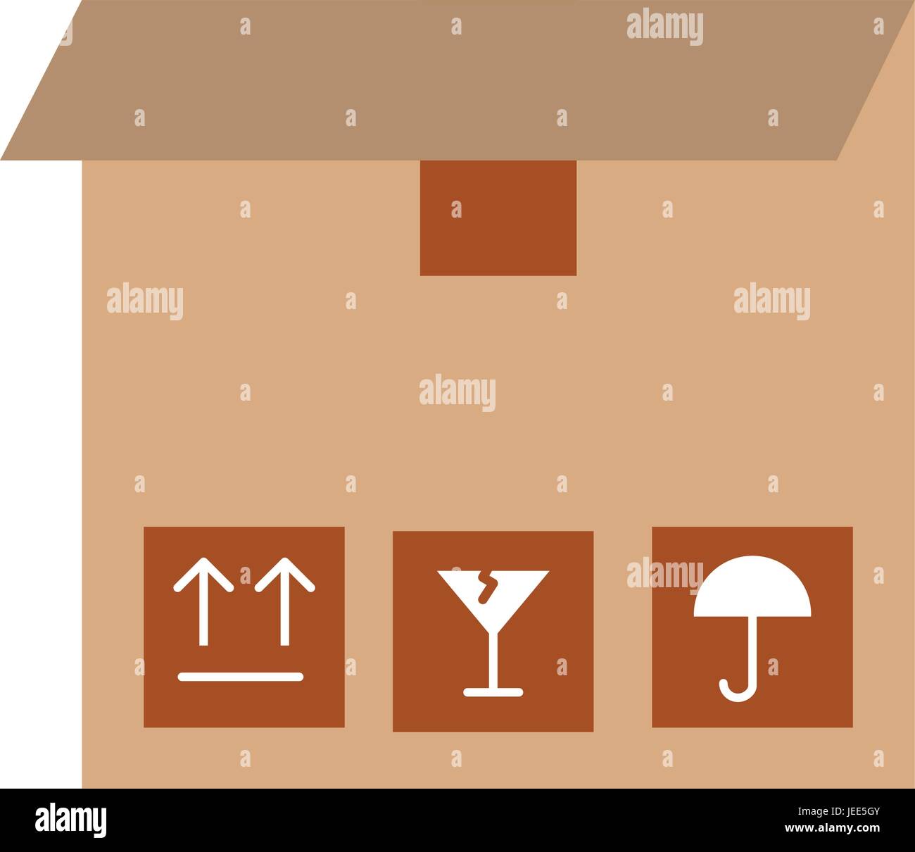 box carton delivery icon Stock Vector Image & Art - Alamy