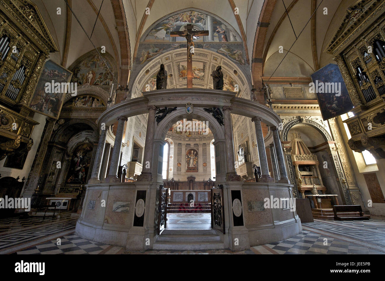 Italy, Veneto, Verona, cathedral, interior design Stock Photo - Alamy