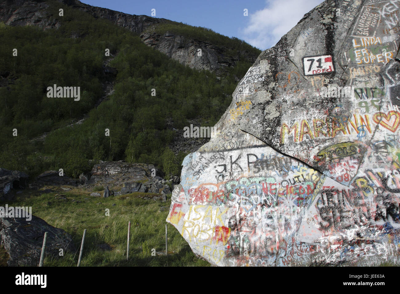 Graffiti On A Rock High Resolution Stock Photography and Images - Alamy