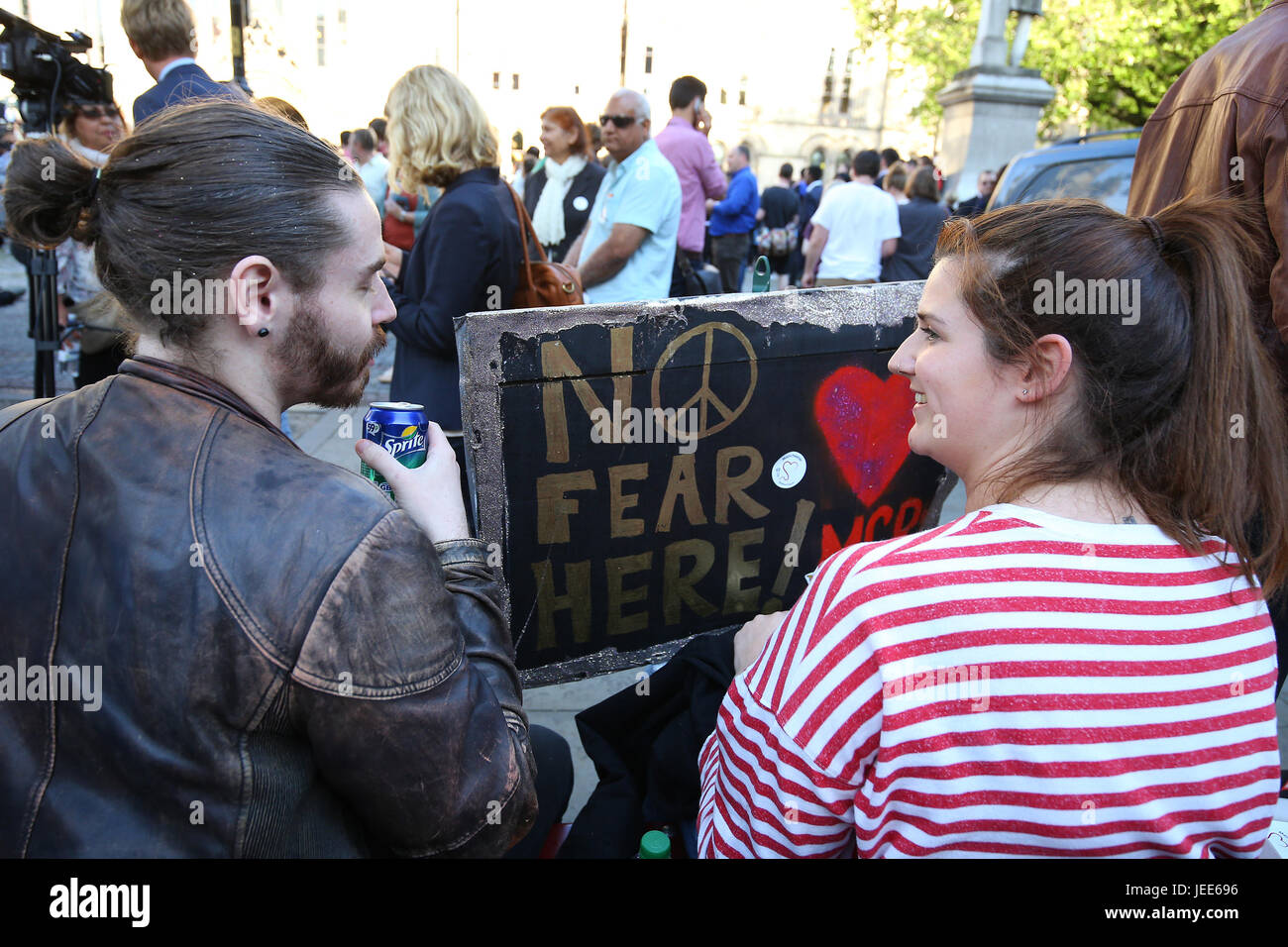 The aftermath of the terror attack at the Ariana Grande concert at ...