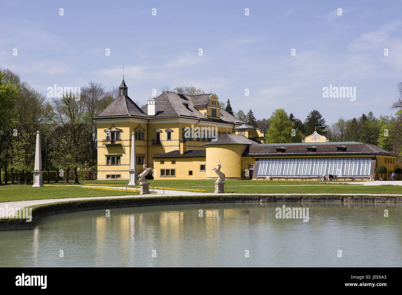 Austria, Salzburg, castle Hellbrunn Stock Photo - Alamy