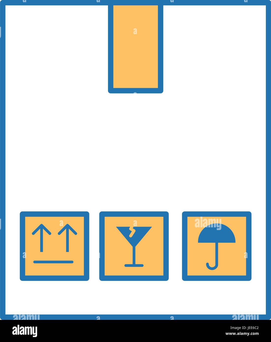 box carton delivery icon Stock Vector Image & Art - Alamy
