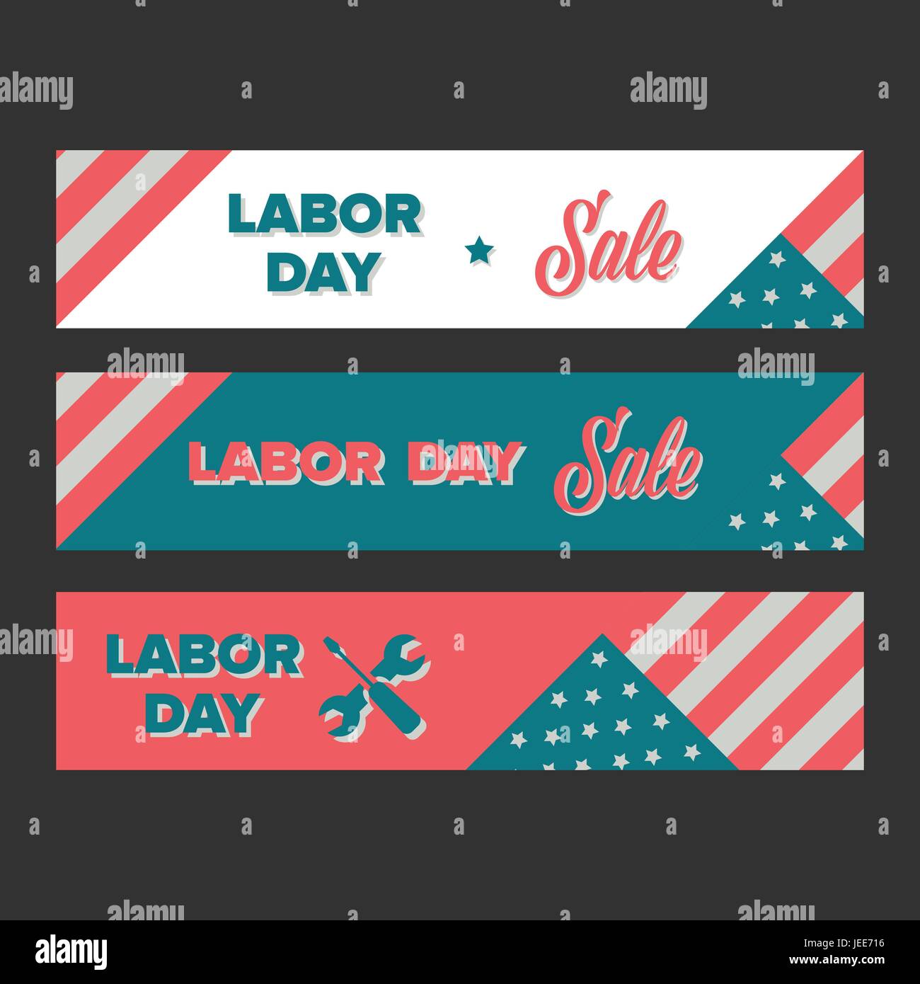 Labor day sale vintage Stock Vector Images - Alamy