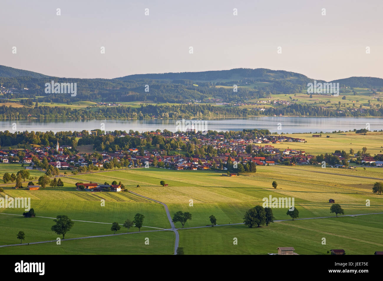 View about the forggensee to waltenhofen hi-res stock photography and ...