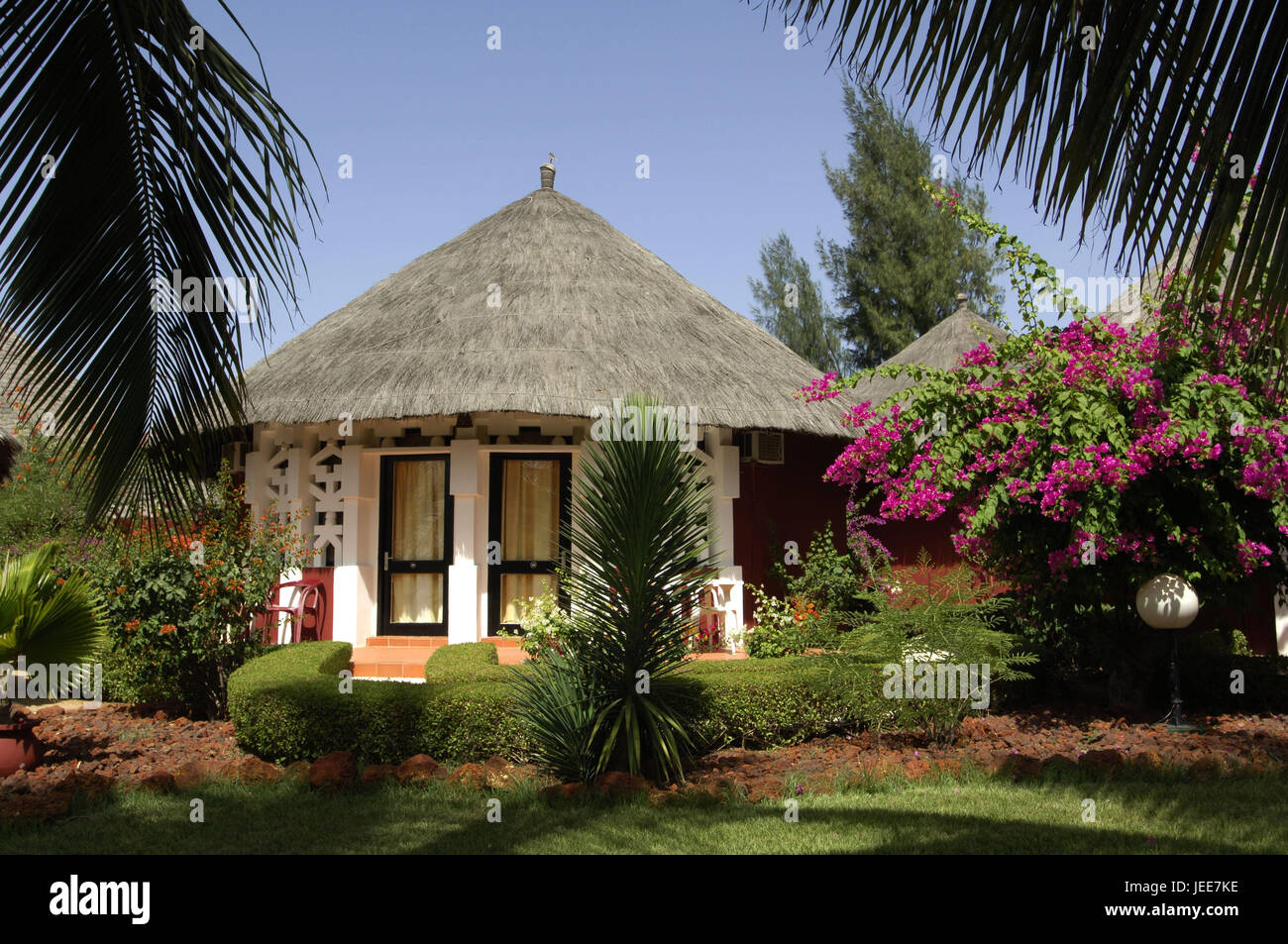 Bungalows, garden, hotel facility, hotel of Royam, Saly, Petite Cote ...