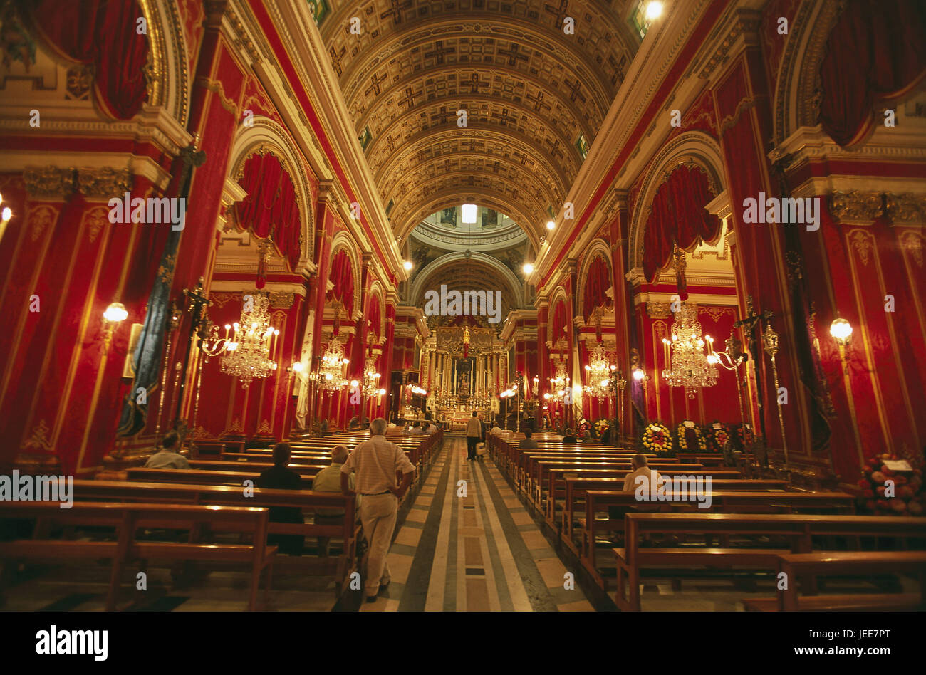 Island Malta, Zebbug, parish church piece Philip, visitor, Maltese ...