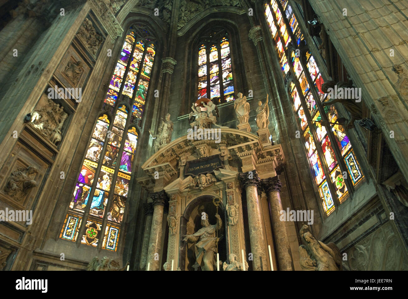 Interior of milan cathedral hi-res stock photography and images - Alamy
