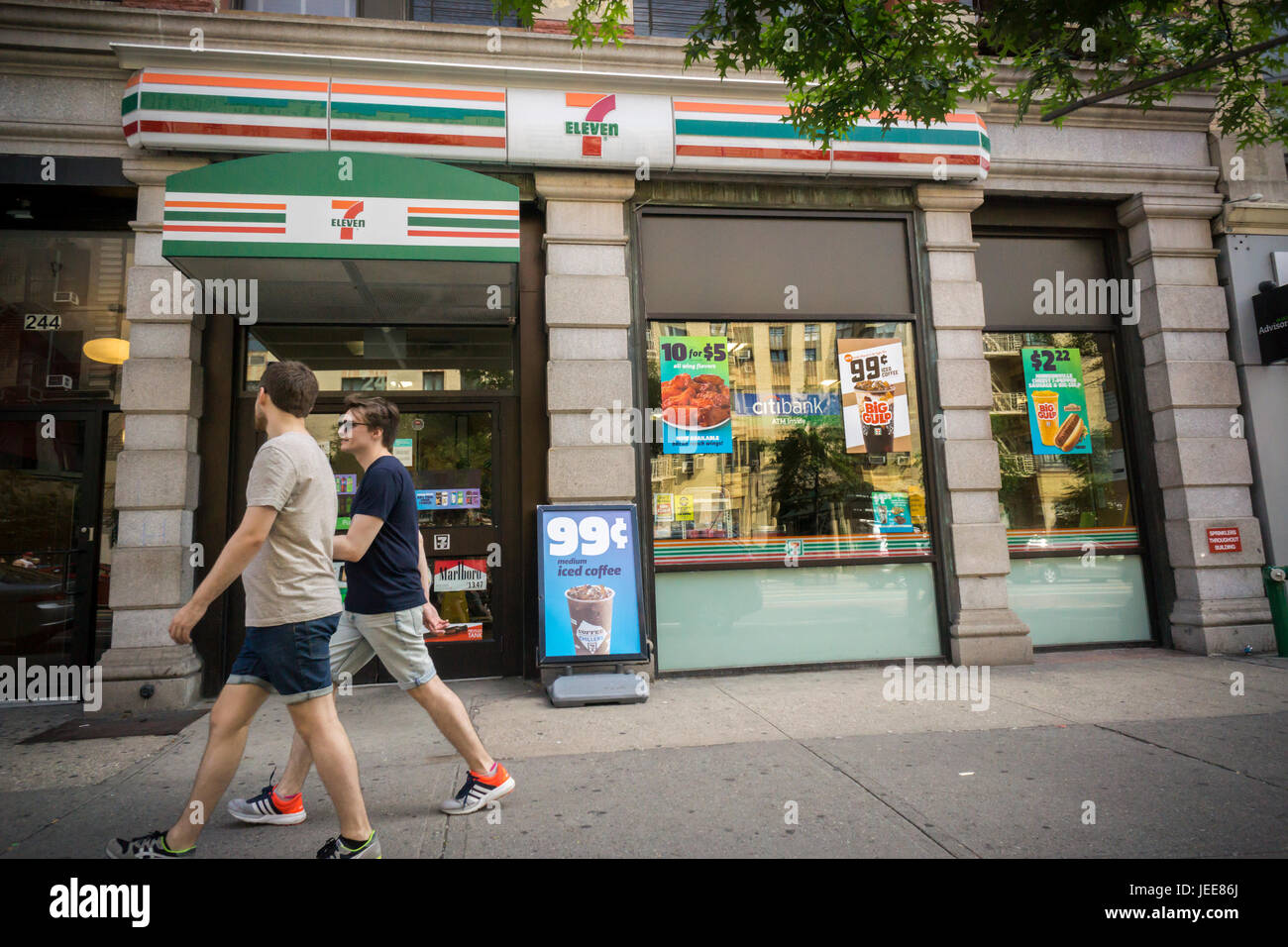 A 7-Eleven convenience store in New York on Sunday, June 18, 2017 ...