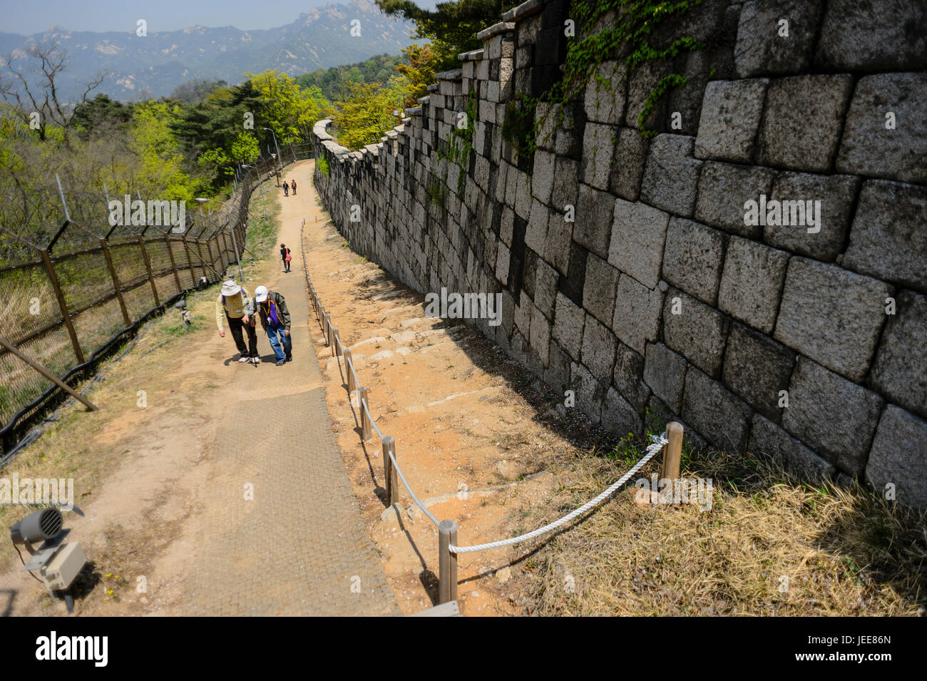 Wall in Seoul Stock Photo - Alamy