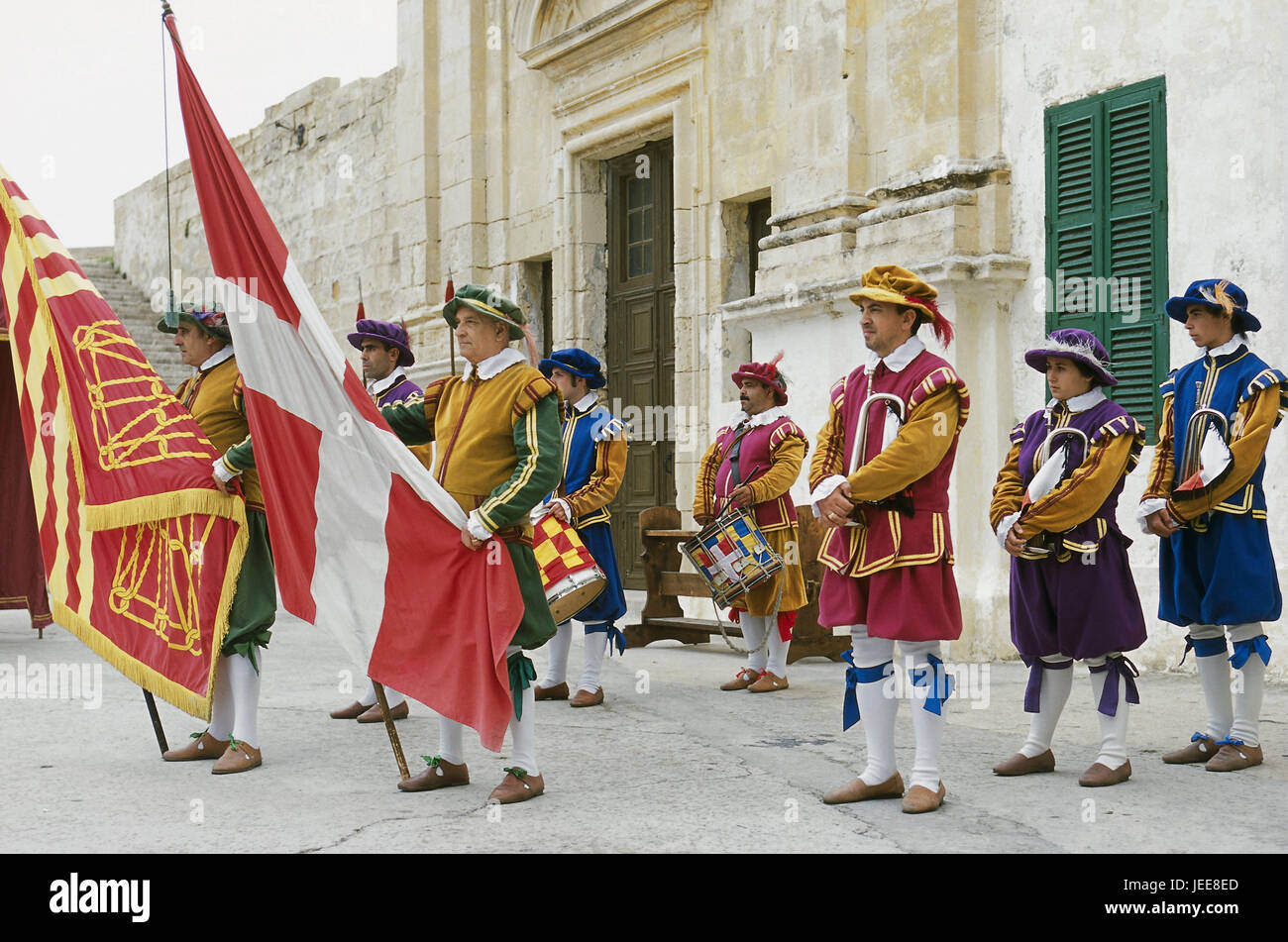 Island Malta, peninsula Sciberras, Valletta, fort piece Elmo, military ...