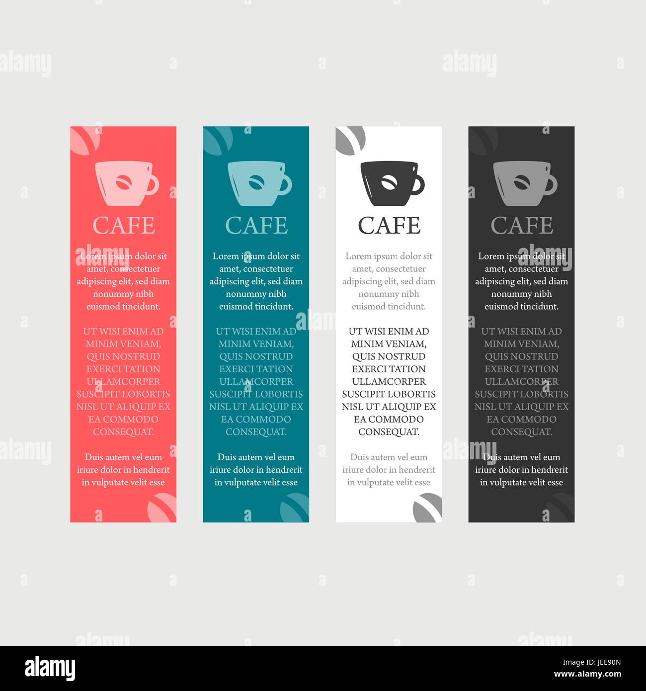 Cafe coffee banner Stock Vector Image & Art - Alamy