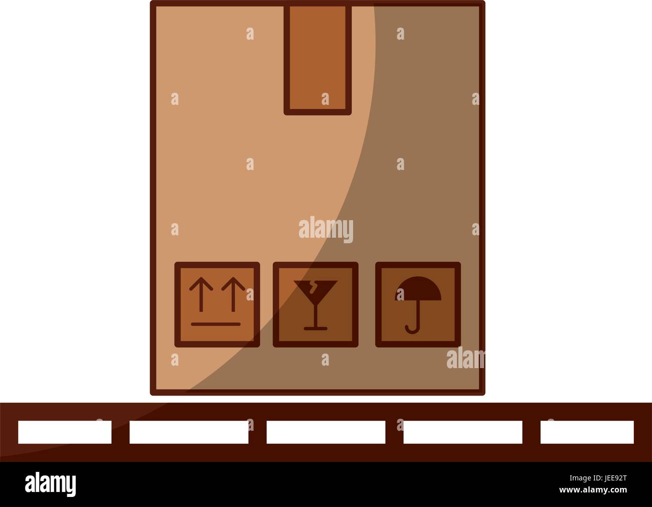 box carton delivery icon Stock Vector Image & Art - Alamy